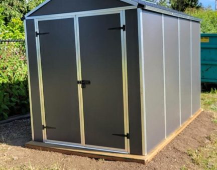 Rubicon 6' x 8' Plastic Shed With Floor | Canopia by Palram