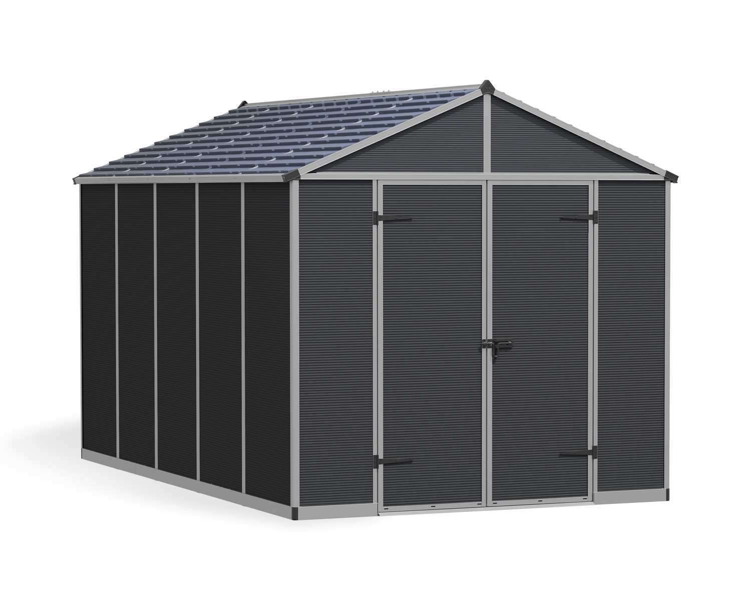 Rubicon 8' x 13' Plastic Shed With Floor | Canopia by Palram