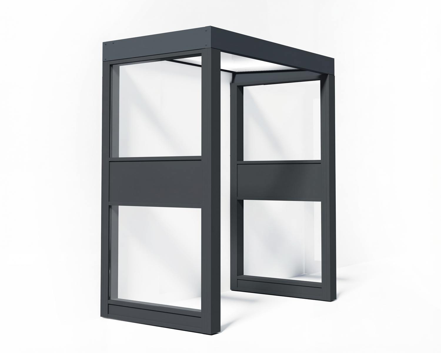 Door Awning Kit Sophia 3ft x 7ft 2 Side Wall | Canopia by Palram