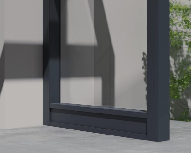 Sophia 3 ft. x 5 ft. Side Wall Door Awning Kit | Canopia by Palram